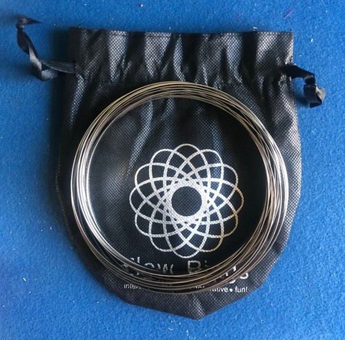 Magic Trick or Toy Sculpture Steel Flow Rings Create Shapes & Designs ...