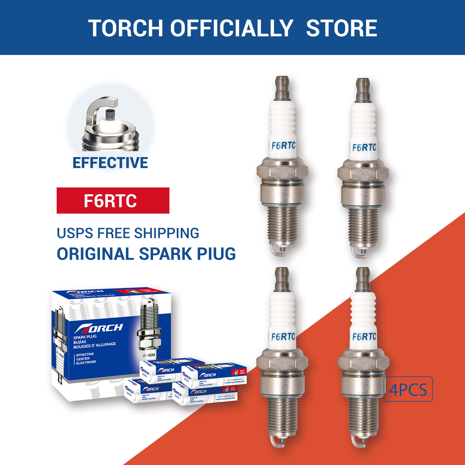 Torch F6RTC - Alternative spark plugs