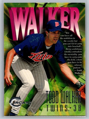 Todd Walker 1997 Circa BASEBALL #325 Minnesota Twins | eBay