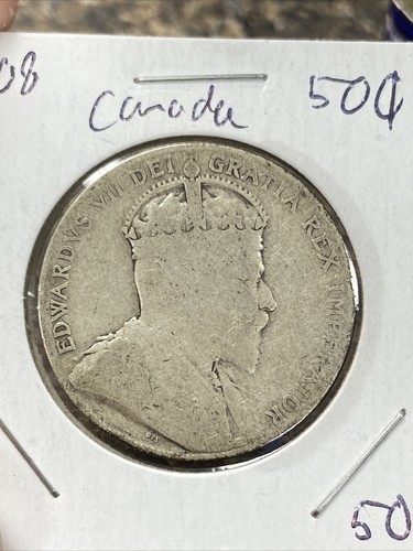 1908 canada 50 cents | eBay