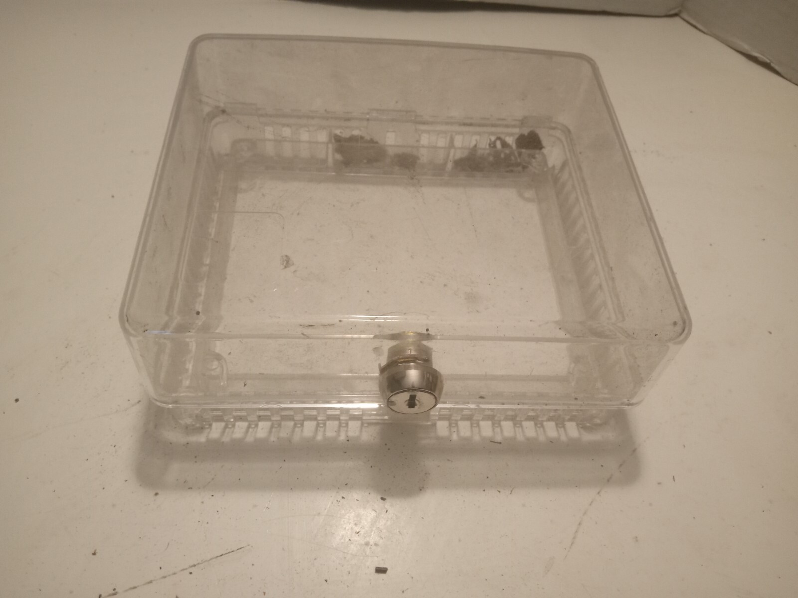 Universal Locking Thermostat Cover Anti Tamper Guard Lock Box 7x6 No ...