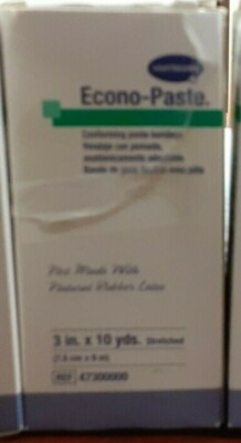 Hartmann Econo-Paste 3" X 10 Yds Stretched Conforming Paste Bandage ...