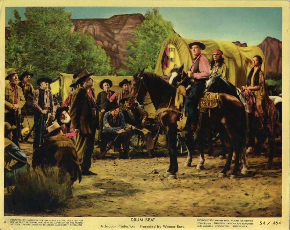 Alan Ladd Original Drum Beat Color 8x10" Photo #M7794 | eBay