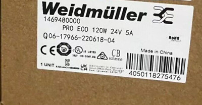NEW WEIDMULLER 1469480000 PRO ECO 120W 24V 5A Power Supply | eBay