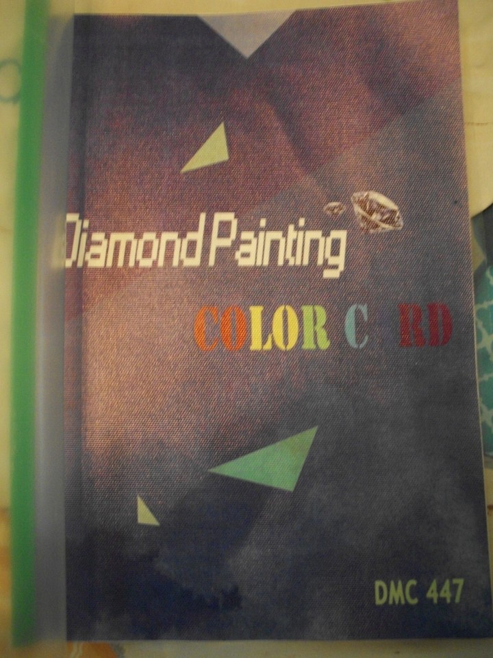 Diamond Painting Color Chart Book / DMC WITH BONUS STICKY TAB | eBay