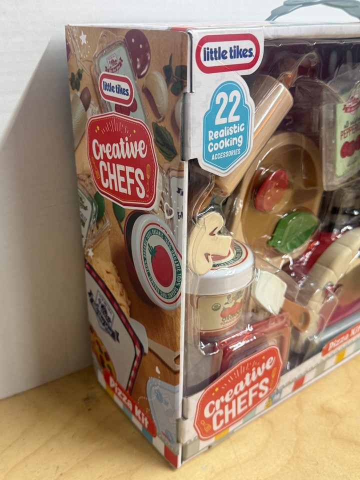 Little Tikes Creative Chefs Pizza Kit W/ Special Make-It Mix Play Sand ...