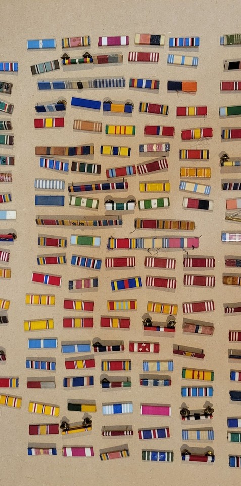 HUGE Lot of 250+ Vintage WW2 US Military Ribbons | eBay