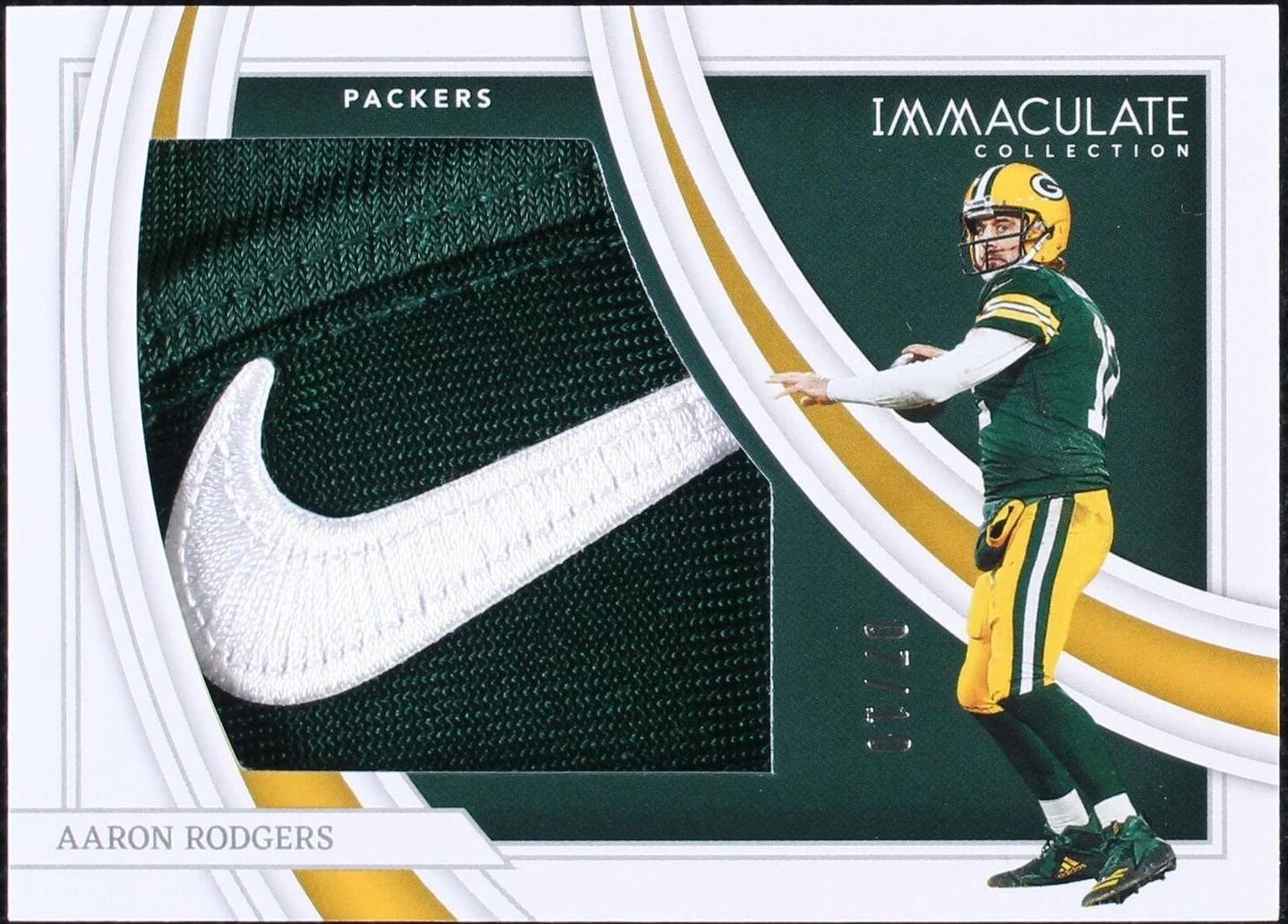 2022 Panini Immaculate Collection - Immaculate Jumbo Aaron Rodgers #IL ...