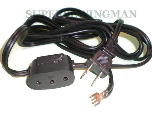 DOUBLE LEAD POWER CORD SINGER FEATHERWEIGHT 221,27,class 15 ...