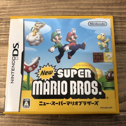 NEW Super Mario Bros Nintendo DS NDS Action Game NTR-P-A2DJ w/Case ...