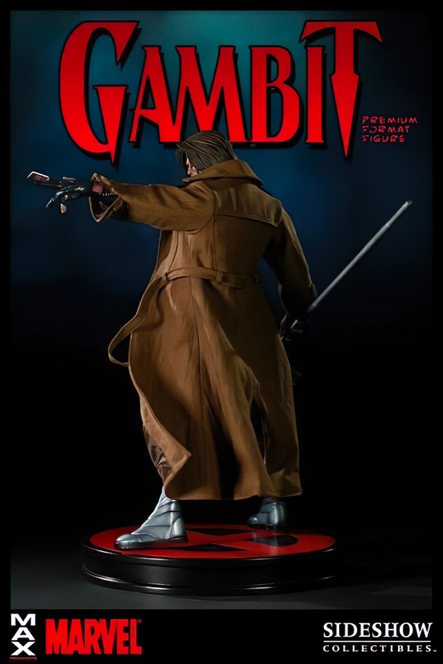 Sideshow X-MEN GAMBIT PREMIUM Format Exclusive 1/4 Scale Statue New ...