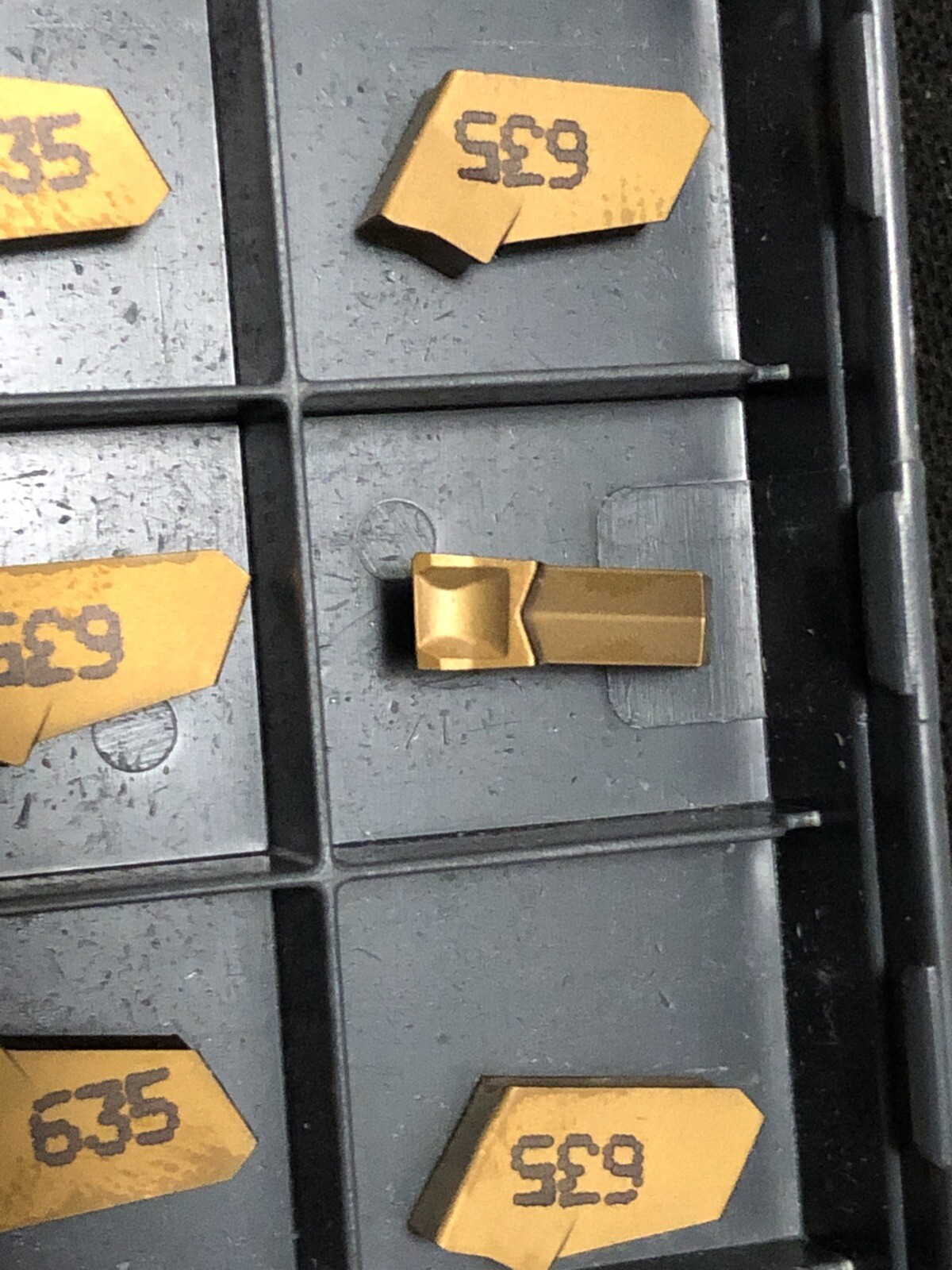 Qty. 10, ISCAR GFR 4B-4D IC635 Carbide Cut-Off Parting Inserts 4 mm ...