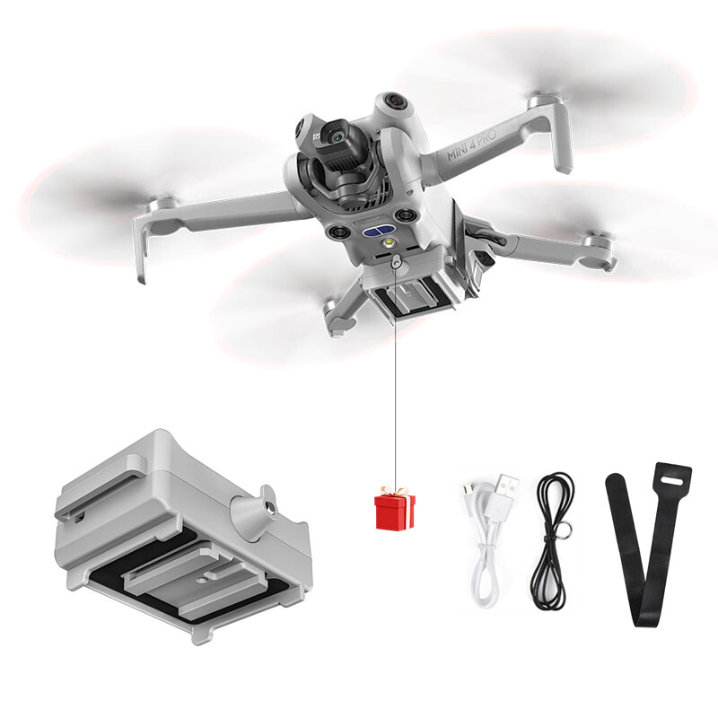 For DJI Mini 4 Pro Drone Airdrop Device Air Drop System Thrower Kit ...