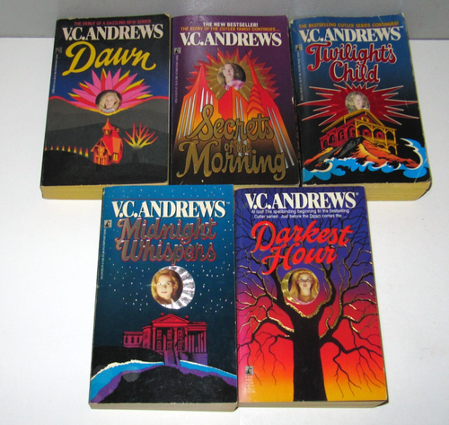 Complete Cutler Family series by V. C. Andrews PB #1-5 Keyhole covers ...