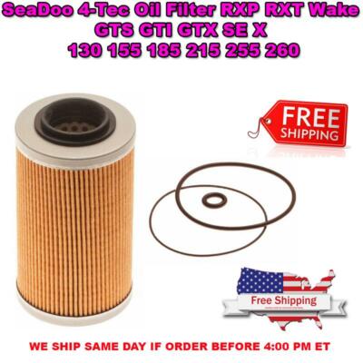 SeaDoo 4-Tec Oil Filter RXP RXT Wake GTS GTI GTX SE X 130 155 185 215 ...