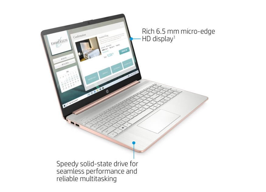 HP 15-EF0025wm 15.6 inch (256GB, AMD Ryzen 5 3500U, 2.10GHz, 8GB ...