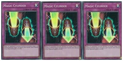 Magic Cylinder 1st X 3 YUGIOH INCH 1st edition SUPER HOLO Rare | eBay