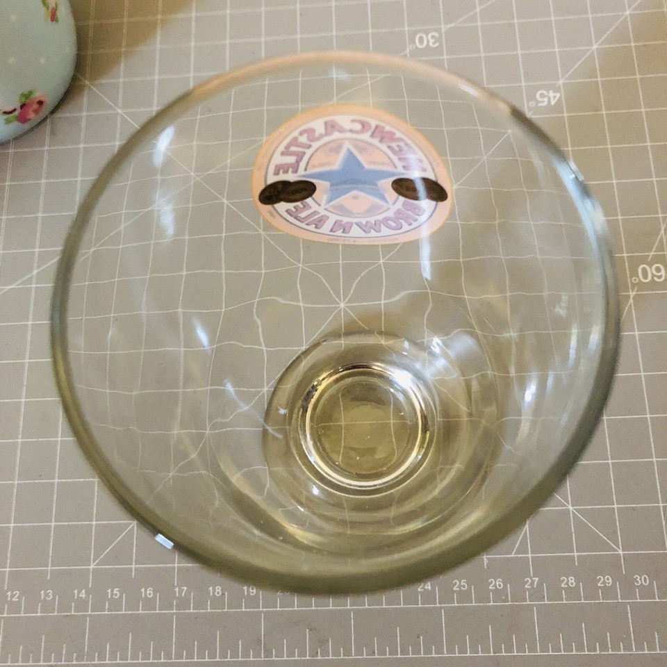 NEWCASTLE BROWN ALE Schooner Half Pint 1/2 Pint Glass Beer | eBay UK