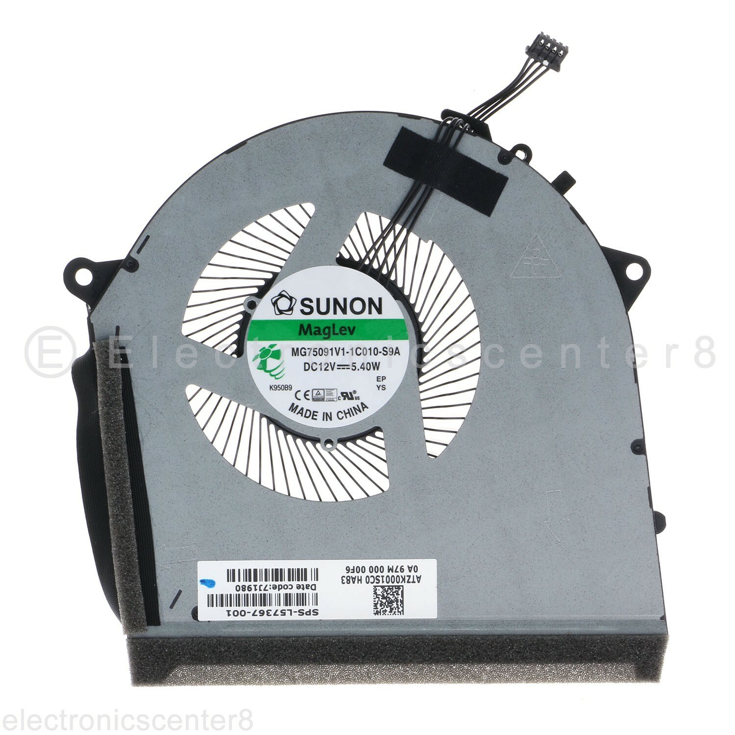 CPU & GPU Cooling Fan For HP OMEN 17-CB GTX 1650 L57367-001 MG75091V1 ...