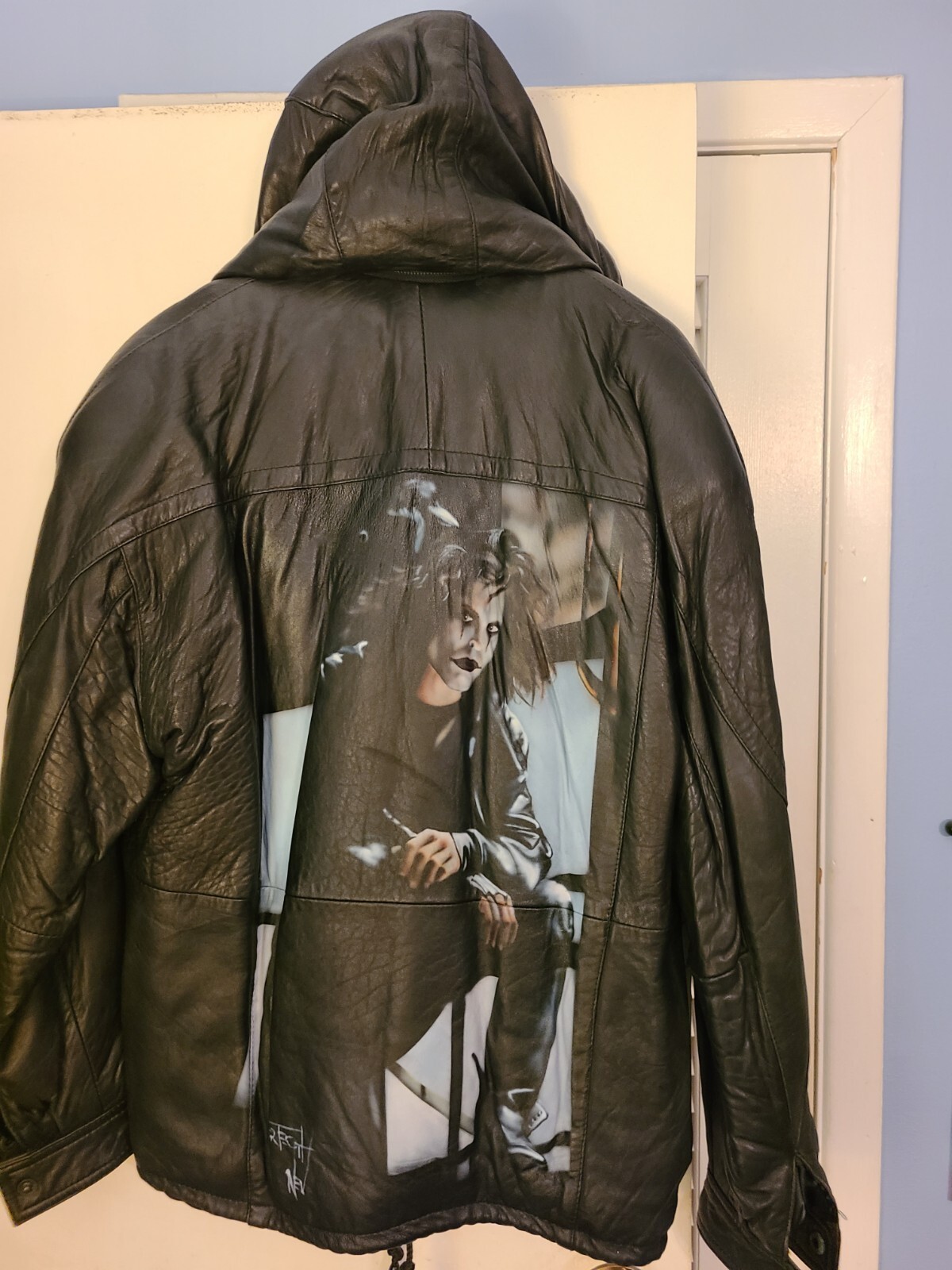 "The Crow" Movie Vintage leather jacket from 1994 Air… - Gem