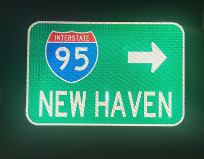 Interstate 95 Sign Renumbering Of I 95 Exits Begins In Rhode Island