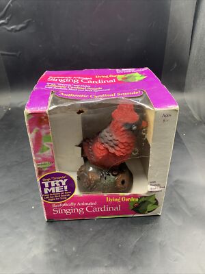 RARE Gemmy Interactive Animated Singing/ Chriping Cardinal Living ...