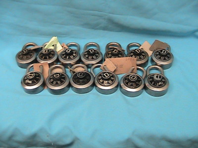 13 USED DUDLEY COMBINATION LOCKS WITH COMBINATIONS INCLUDED | eBay