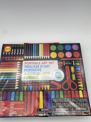 Alex Portable Art Set Kids Art Supplies Markers Crayons Pastels Pencil ...