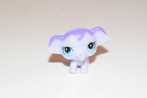 LITTLEST PET SHOP PURPLE ELEPHANT FIGURINE COLLECTIBLE. LPS | eBay