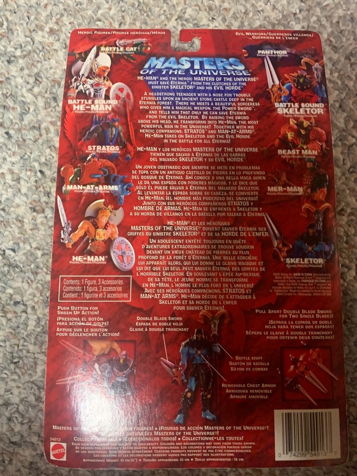 MOTU 200x Skeletor Masters Of The Universe Figure Mattel 2002 New | eBay