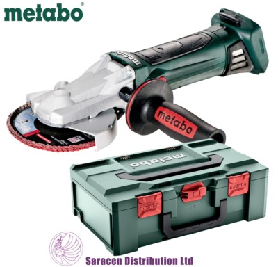 METABO WF 18 LTX 125 QUICK CORDLESS FLAT-HEAD ANGLE GRINDER - 601306840 ...