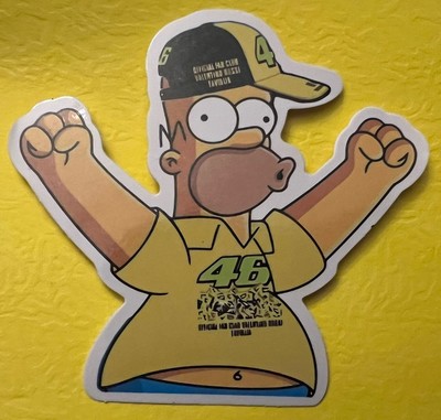 #46 Homer Simpson Sticker.*Glossy*Finish. Approx Size: 3.25”X 3”inch ...
