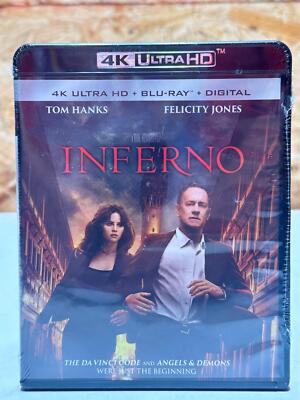 Inferno 4K UHD Ultra HD + Blu-Ray + Digital 2016 New Sealed 43396474154 ...