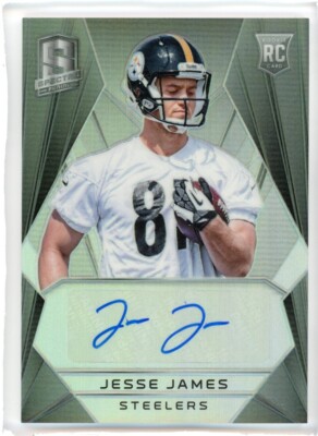 2015 Panini Spectra Football #213 Jesse James Rookie RC Autograph 149/ ...