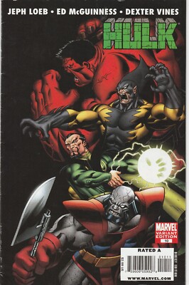 HULK #10 Variant Cover 2009 Marvel Comics Direct Edition F+ Sleeve and ...