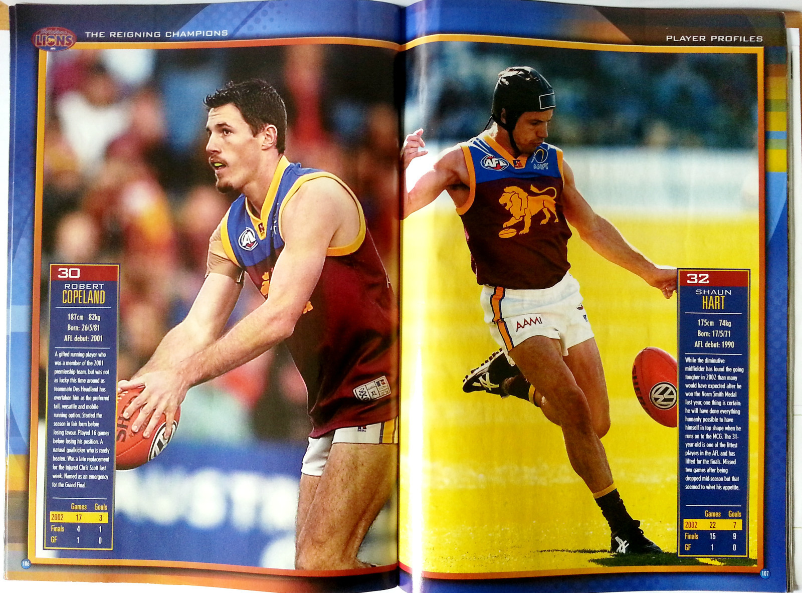 2002 AFL PREMIERS BRISBANE LIONS Football Club Membership + GF Record ...