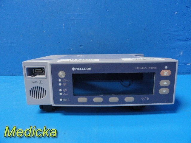 Nellcor Oximax N-600X Pulse Oixmeter W/ New Battery, SpO2 Cable ...