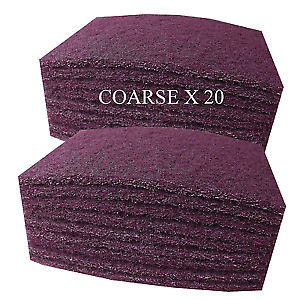 Abrasive Finishing Pads Scotch Brite Red x 20 COARSE scuff pads | eBay
