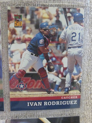 2001 Topps Post Cereal 50 Years Ivan Rodriguez Card #15 Texas Rangers ...
