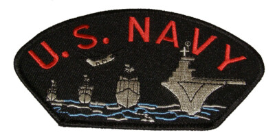 U S NAVY WITH SHIPS PATCH - Great Colors - Veteran Owned Business | eBay