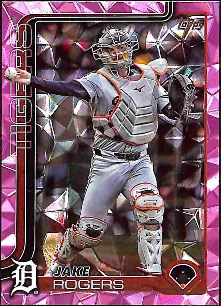 2025 Topps Series 1 - Jake Rogers #55 Pink Diamante Foil for sale ...