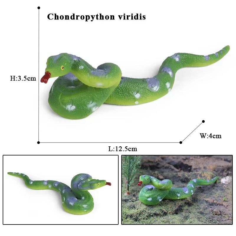 Mixed Set Of Reptile Miniature Model Figurines | eBay