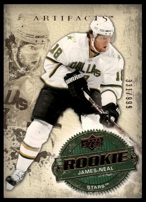 2008-09 Upper Deck Artifacts #305 James Neal Rookies Exchange #/999 | eBay