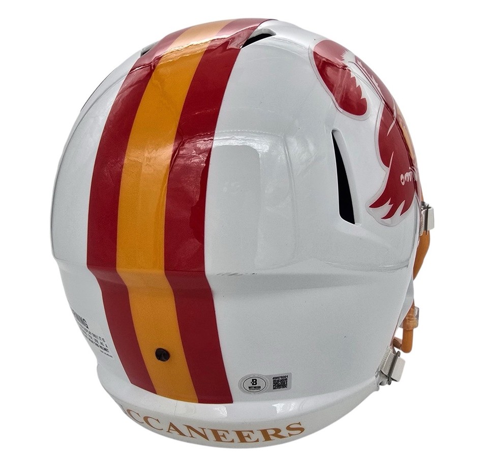 BUCKY IRVING TAMPA BAY BUCCANEERS SIGNED FULL SIZE HELMET SPEED REPLICA ...