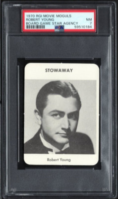 1970 RGI Movie Moguls Star Agency ROBERT YOUNG Actor STOWAWAY Movie PSA 7 | eBay