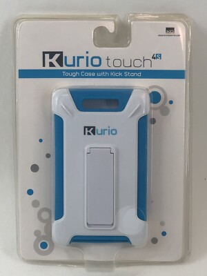 Kurio Touch 4S Pocket Tough Case with Kick Stand Full Access Hard Shell Blue | eBay