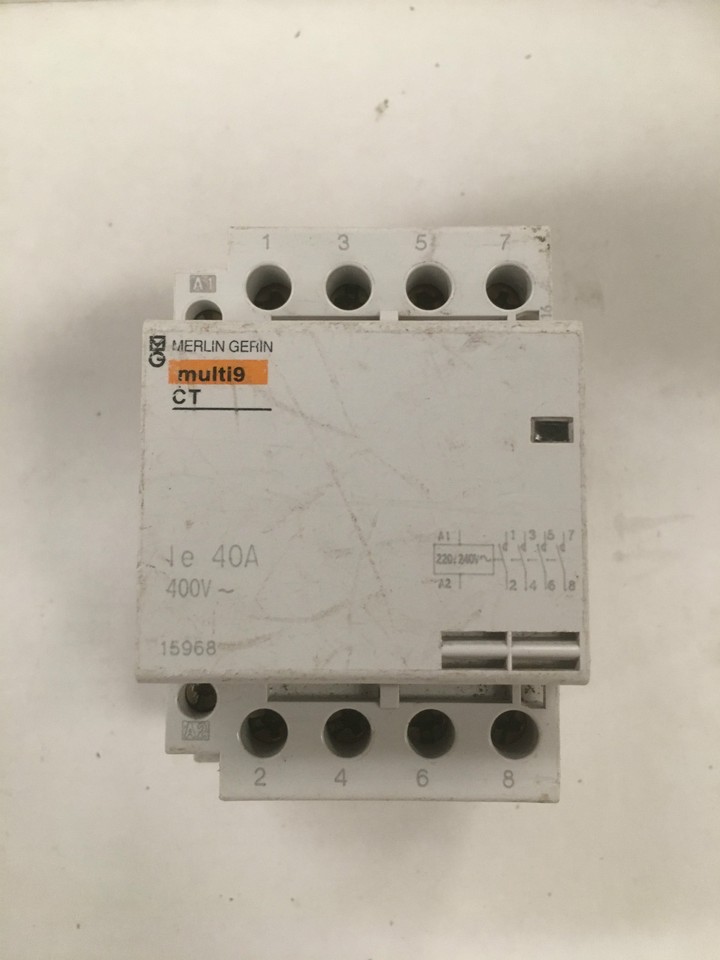 Merlin Gerin 40 Amp 4 Pole Contactor CT 15968 Normally Open N/O | eBay