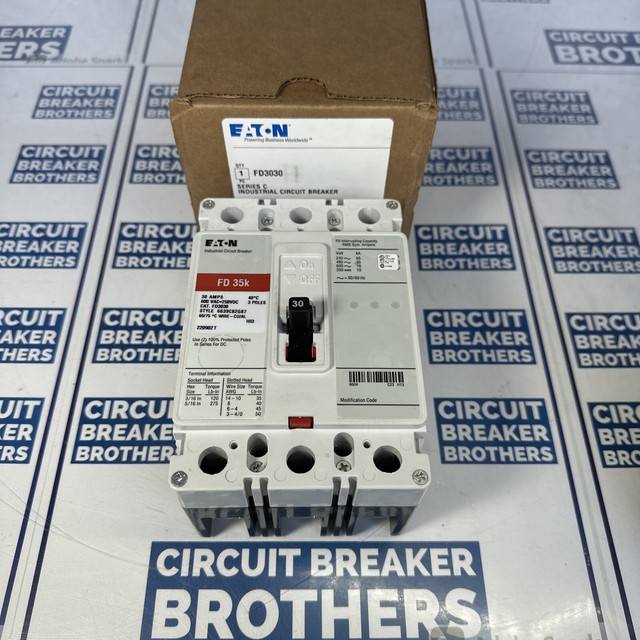 Eaton FD3030 Circuit Breaker for sale online | eBay