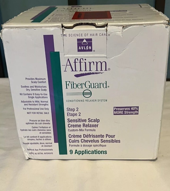 Avlon Affirm Fiberguard Fiber Guard Sensitive Scalp Relaxer 9 ...