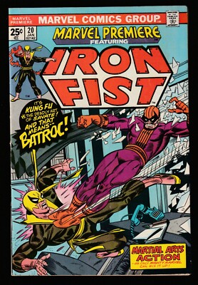 MARVEL PREMIERE No. 20 (1975) Batroc Appearance! VG/FN | eBay